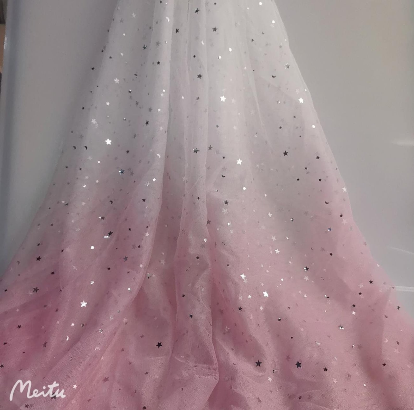 Bingbing Gradient Star Moon Lace Fabric Soft Star Moon Lace - Etsy