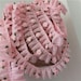 Pink Ruffle Lace Pleated Trim Lace Pink Rose Flower Lace for - Etsy