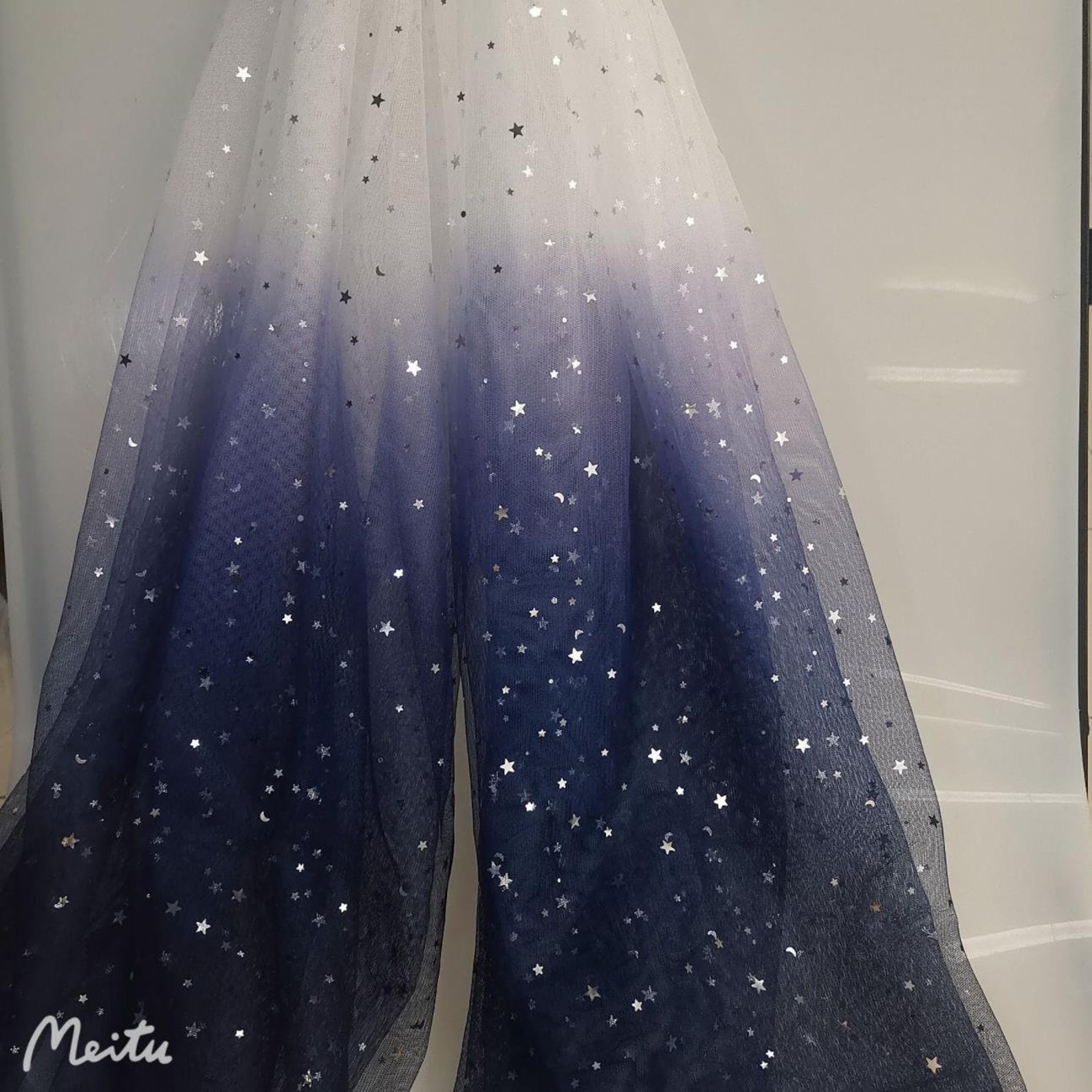 Bingbing Gradient Star Moon Lace Fabric Soft Star Moon Lace - Etsy