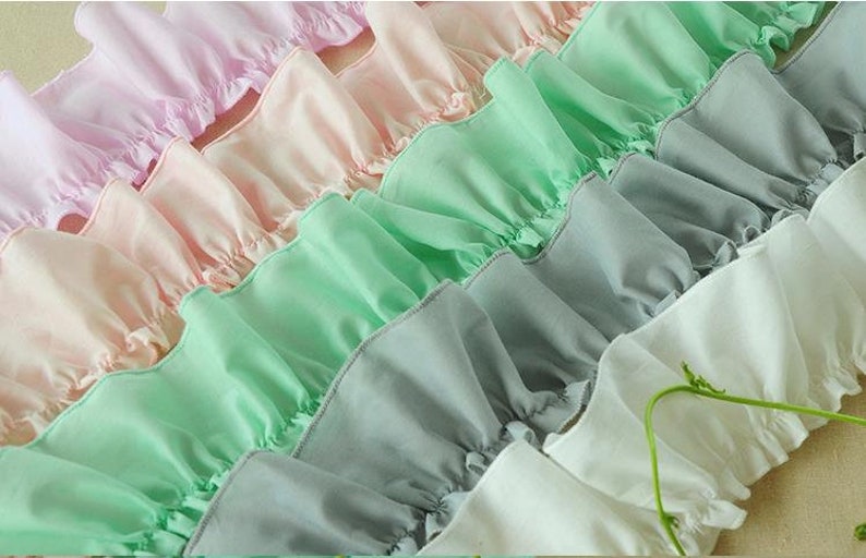 Pleated Cotton Lace Baby Skirt Trim Dress Trim | Etsy