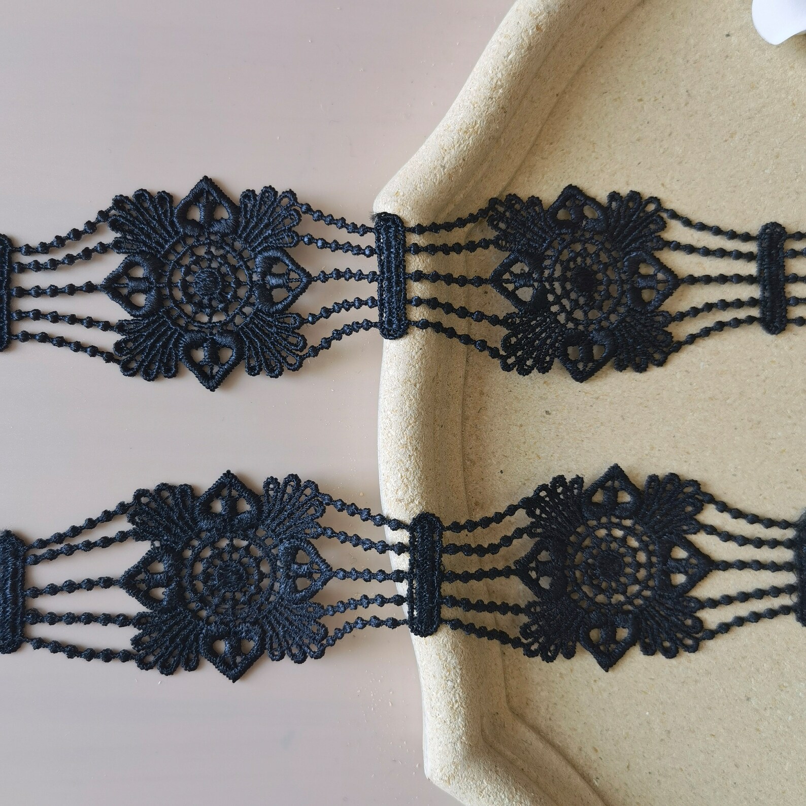 Exquisite Venetian Lace, Bridal Belt With Shoulder Strap Lace, Costume ...