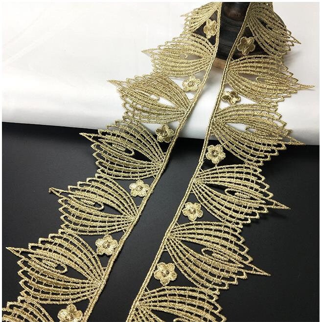 Gold Widened and Thickened Lace Lace, Crown Lace Decoration Handmade ...