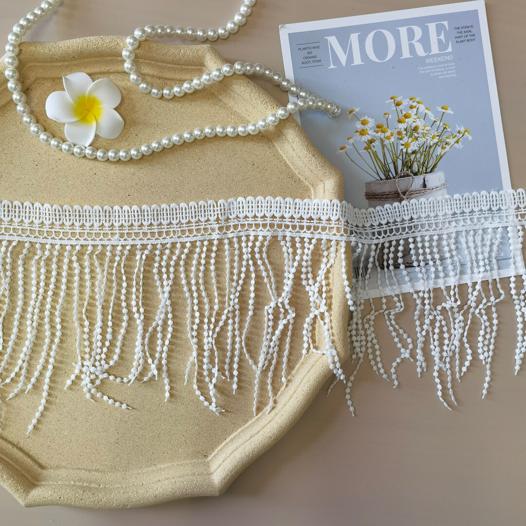 Beautiful Venetian Lace Draping Fringe Lace Trim, Suitable for Brides ...