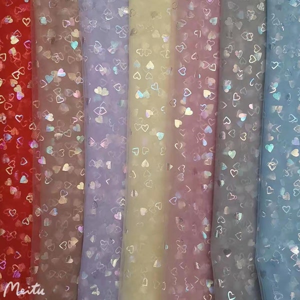 Heart Fabric - Etsy