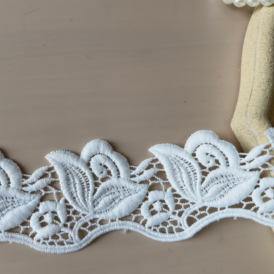 2.1 Inch Wide White Lace Venetian Lace Trim Bridal Wedding - Etsy