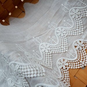 High-quality Double-layer White Cotton Lace Decoration, Vintage Sewing ...