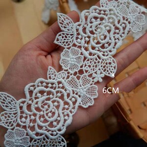 Rose Flower Lace Decoration - Bridal Flower Lace Decoration, Wedding ...