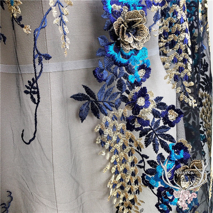 Large Applique 3d Flower Trim Applique Luxurious Color Lace | Etsy