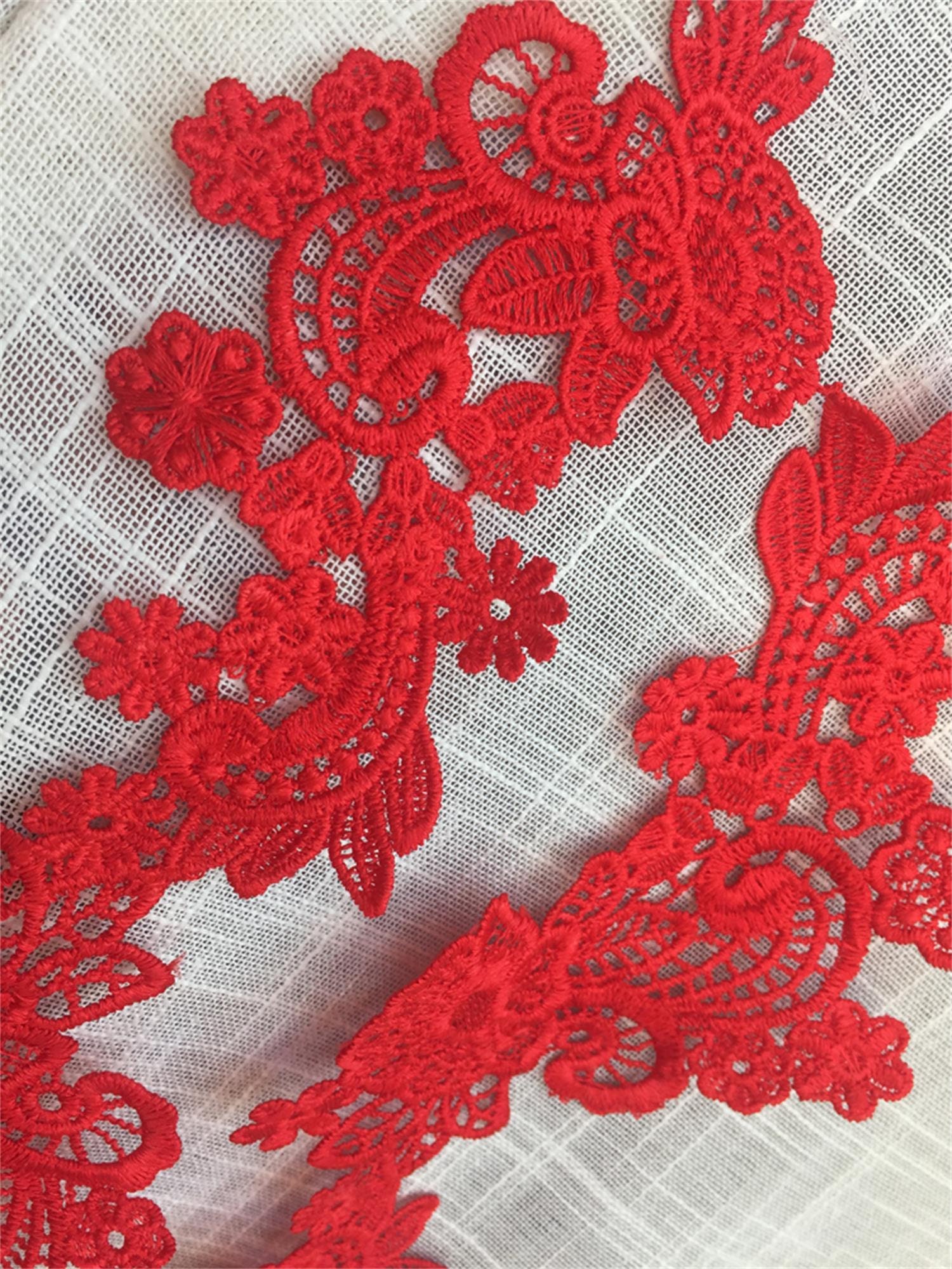 Venise Lace Applique, Bridal Hair Appliques, Wedding Lace Appliques ...