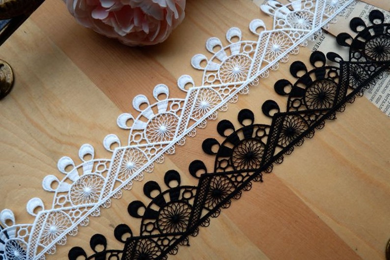 Chic Lace Trim, Bridal Lace, Venetian Lace Trim, Lace Necklace ...