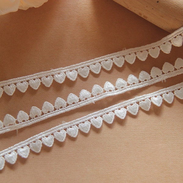 Heart Lace Trim - Etsy
