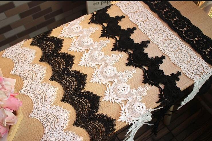 1 YARD Vintage Lace, Venetian Decoration, Bridal Flower Lace Belt ...