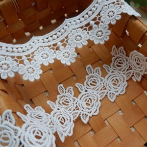 Rose Flower Lace Decoration - Bridal Flower Lace Decoration, Wedding ...