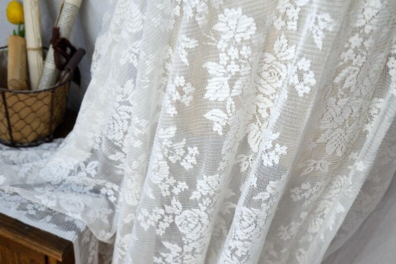 Soft Rose Lace Fabric Stretch Lace Fabric Pleated Lace Dress - Etsy