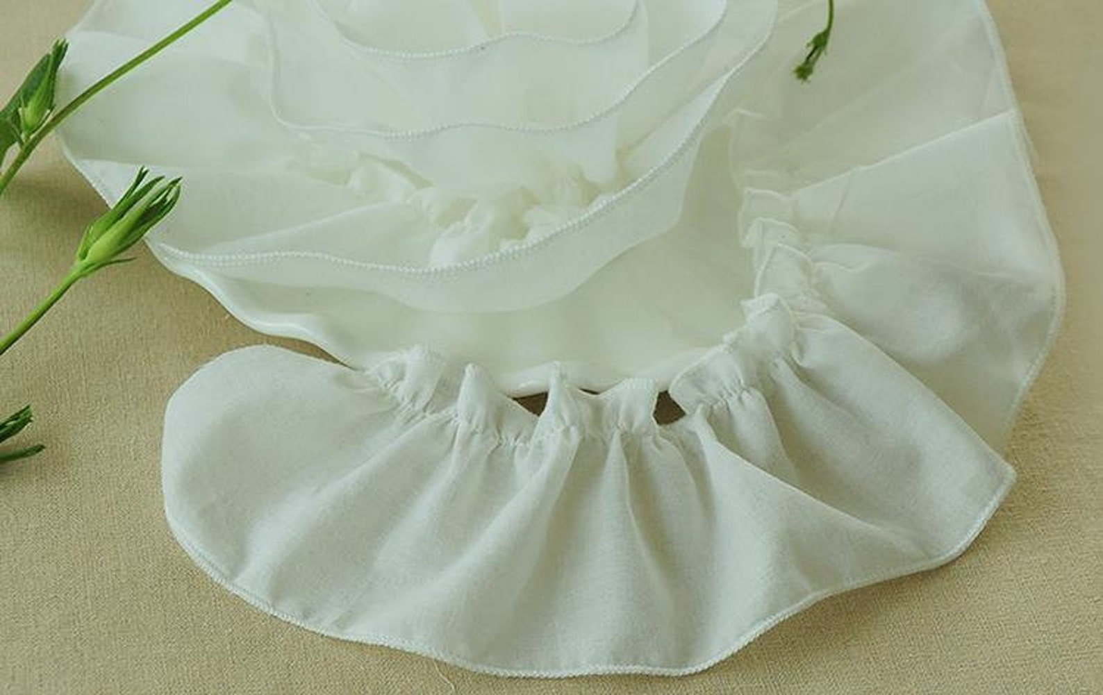 Pleated Cotton Lace Baby Skirt Trim Dress Trim | Etsy