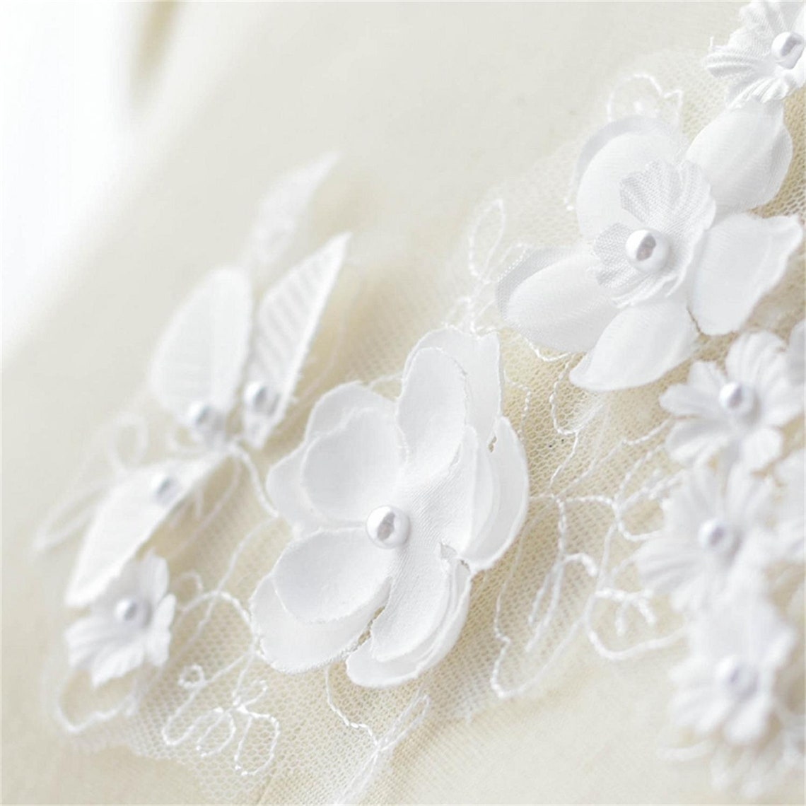 Floral Lace Applique off White Color Bridal Hair - Etsy