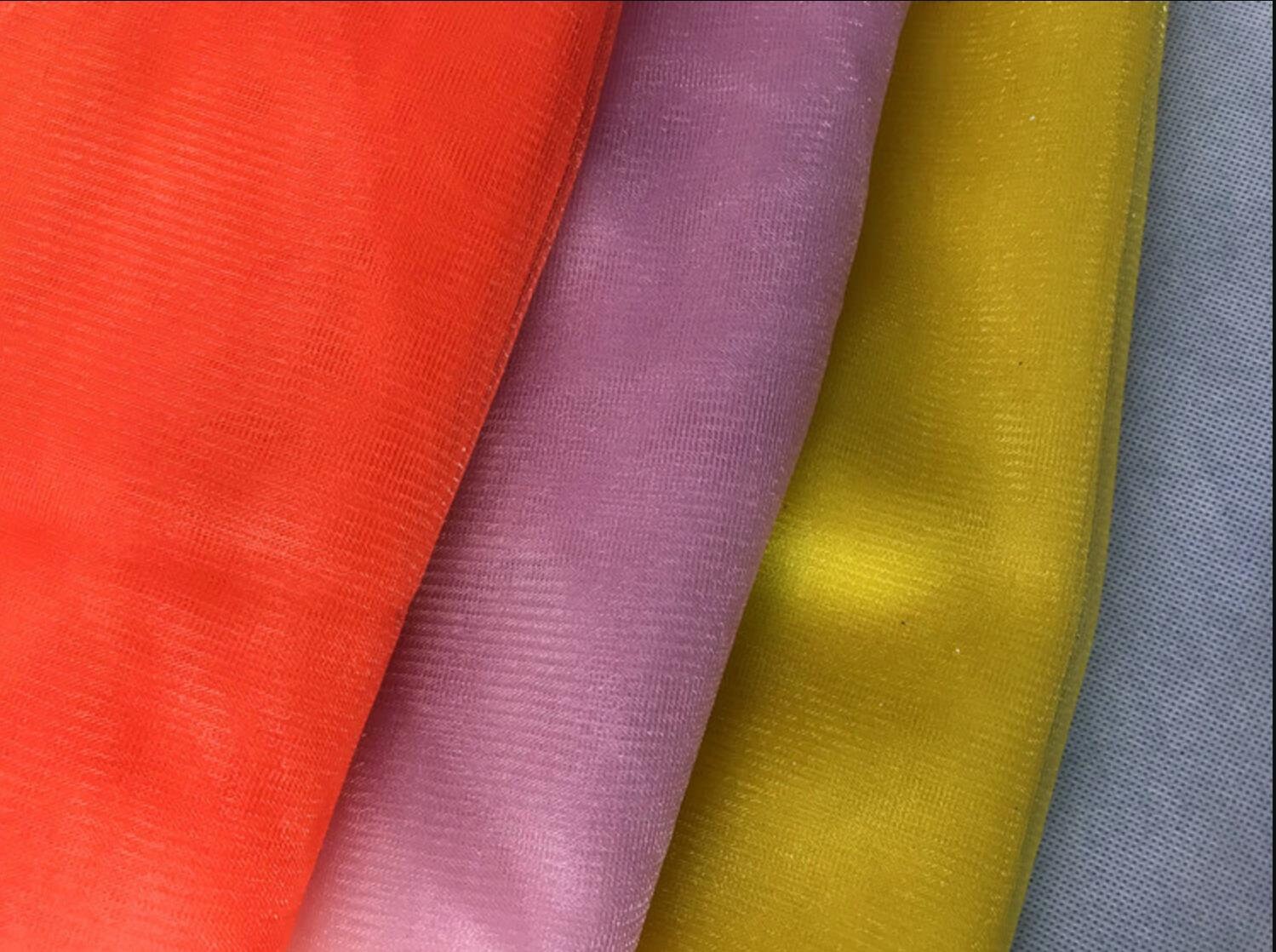 20D flashing plain weave cloth encrypted color tulle soft | Etsy