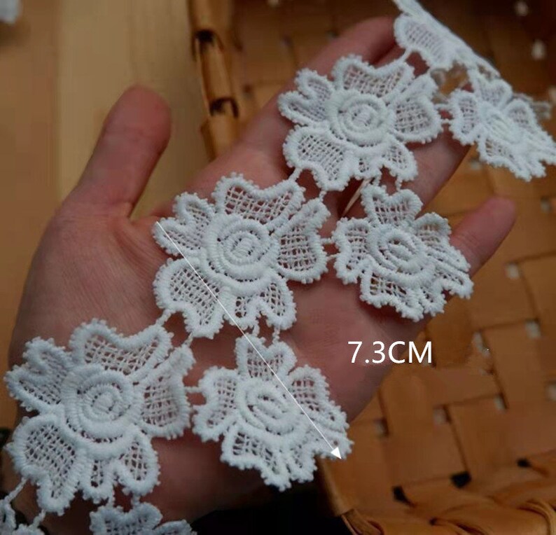 Rose Flower Lace Decoration - Bridal Flower Lace Decoration, Wedding ...
