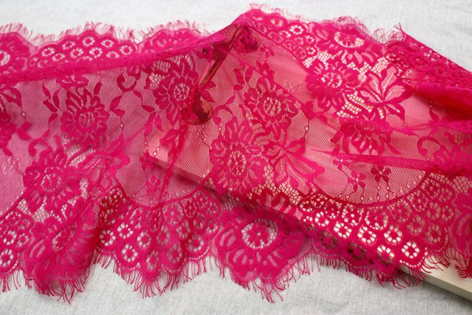 Eyelash Lace Trim at 3yards, Wedding Lace Trim, 32cm Lace Eyelash Lace ...