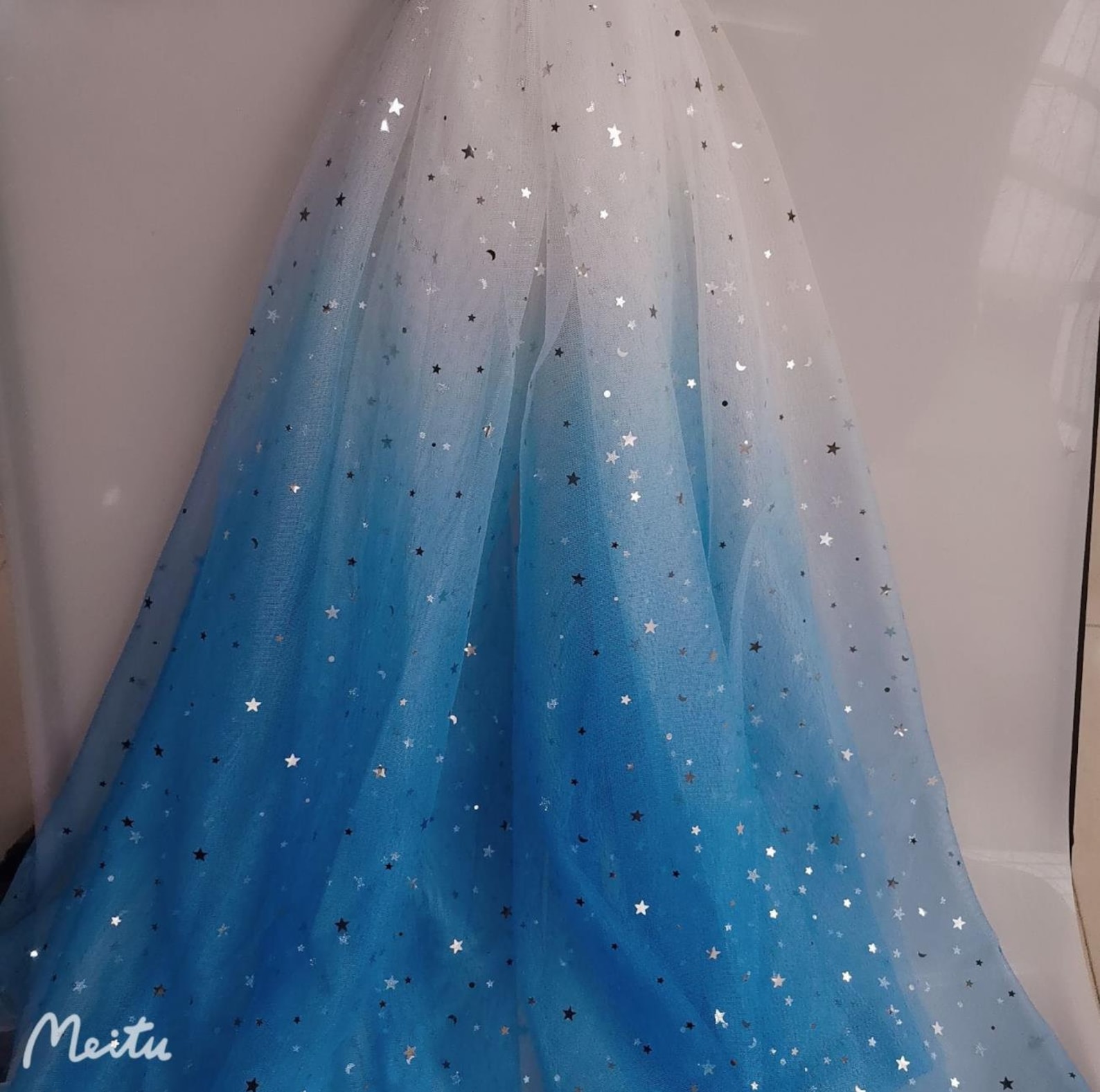 Bingbing Gradient Star Moon Lace Fabric Soft Star Moon Lace - Etsy