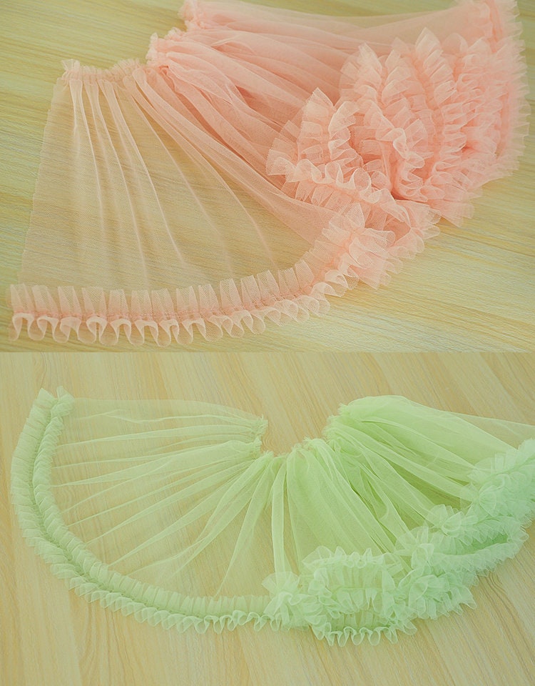 Fluffy tulle fabric for tutu dresses Lolita style pleated - Etsy 日本