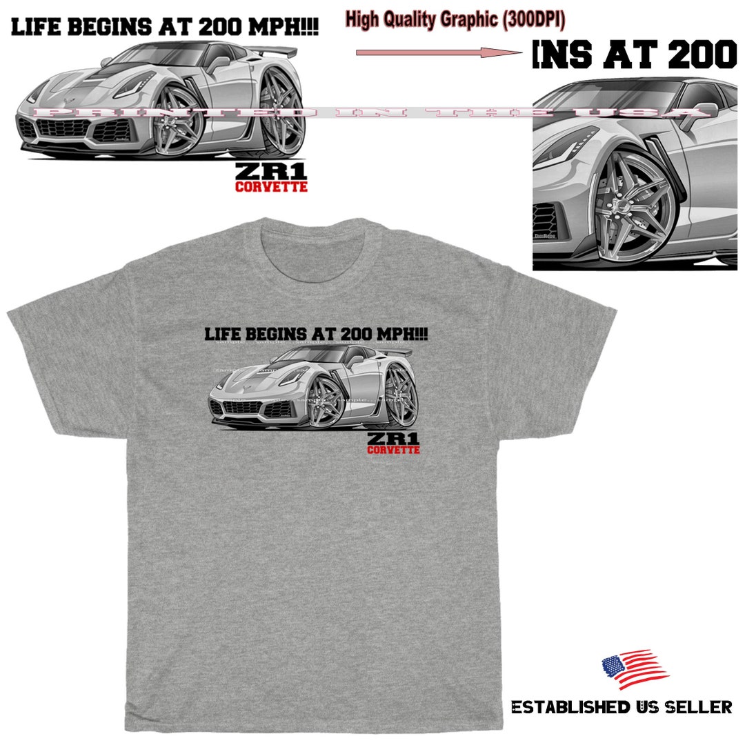 Digirods Corvette C7 ZR1 200 MPH Fast Racing Edition Exclusive Cartoon ...