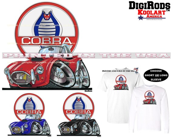 AC Shelby Cobra Snake Logo Classic Collectible Model DigiRods | Etsy