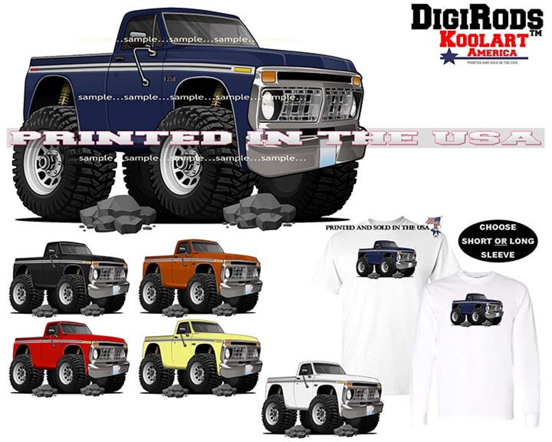 Ford F250 F 250 Tough Lifted Classic Truck Model Digirods / Koolart ...