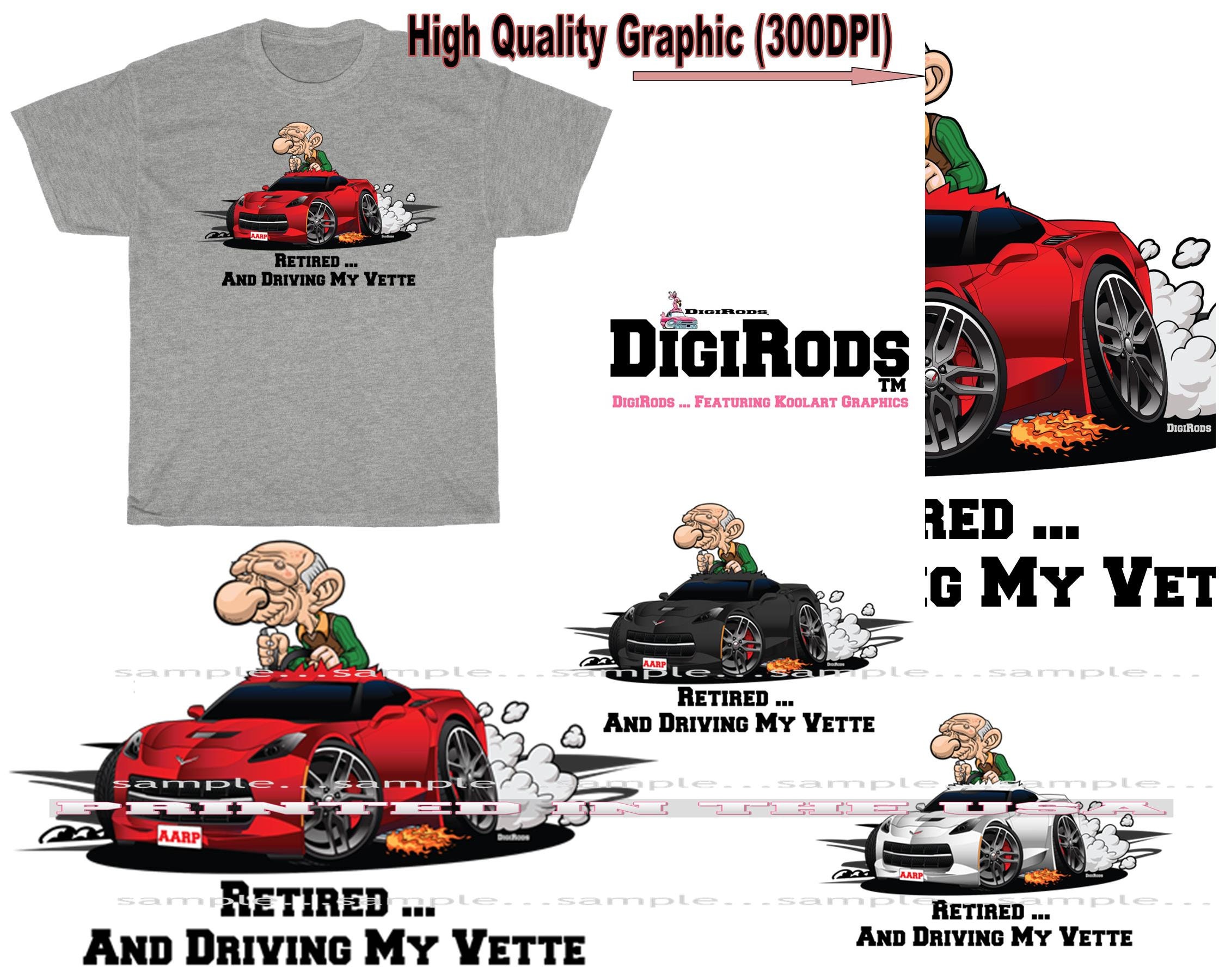 Digirods Old Man Retired and Driving My Corvette C7 Vette Hot Rod ...