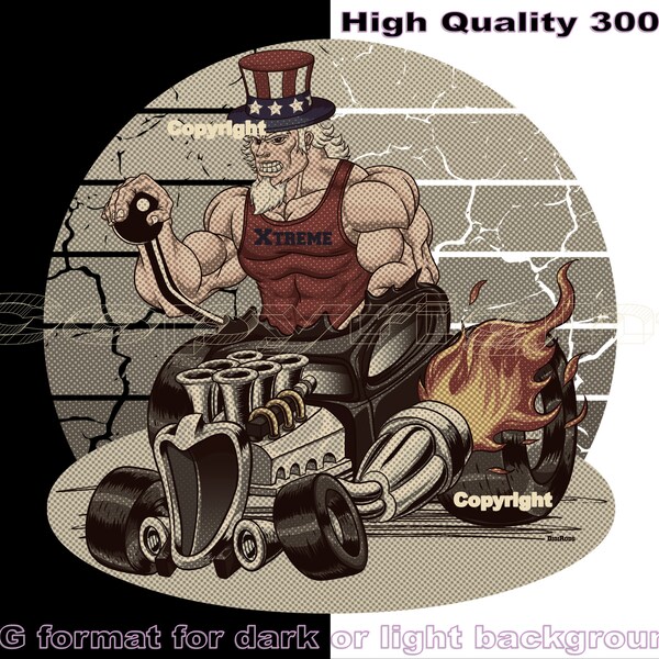 Uncle Sam Muscles - Etsy UK