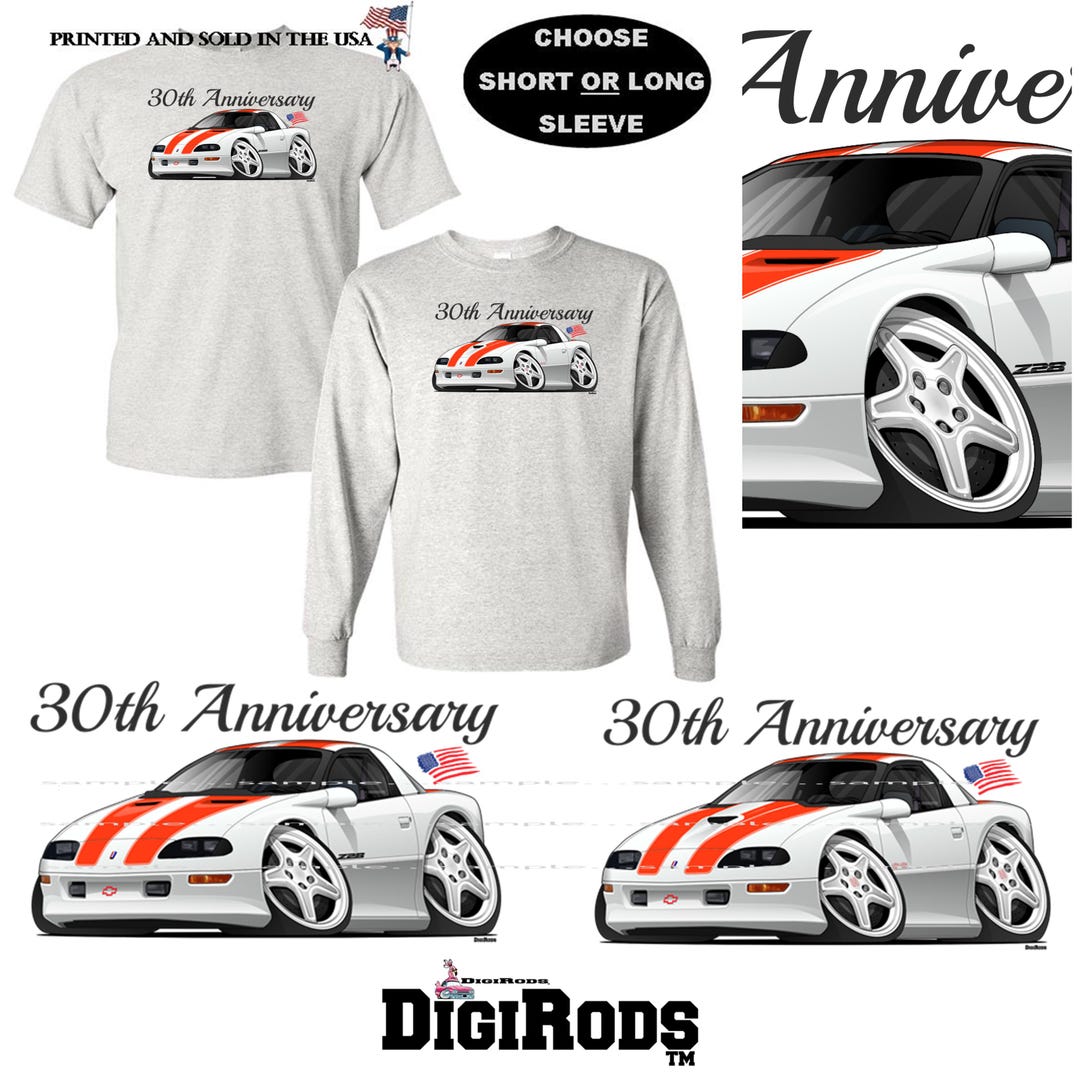 Digirods Camaro 1997 30th Anniversary Z28 or SS Muscle Model Year Hot ...