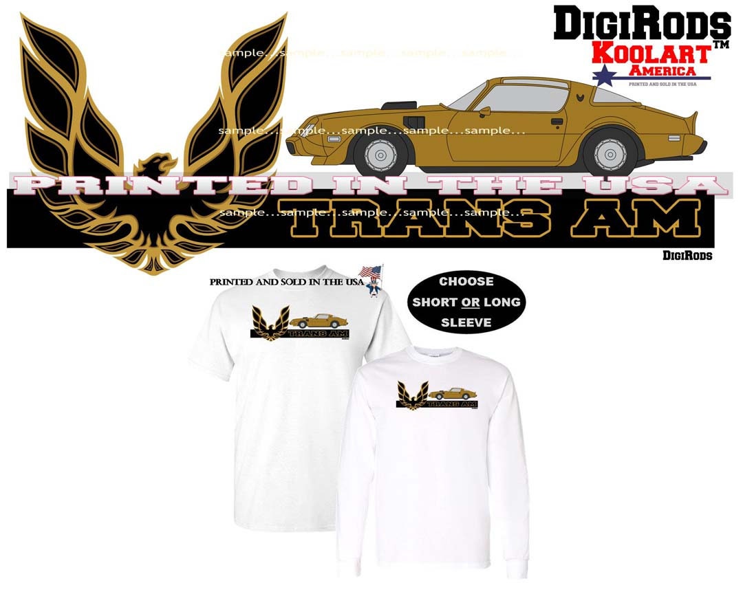 Pontiac Firebird Trans Am Eagle Wings Logo Line 1 DigiRods / | Etsy
