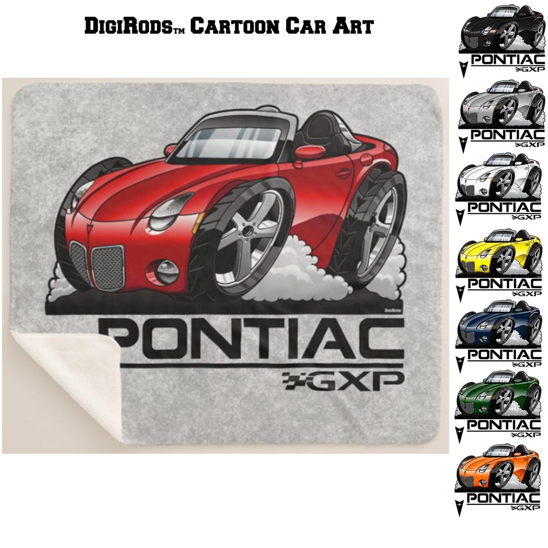 Digirods Pontiac Solstice GXP Model Convertible Paint Colors Cartoon ...