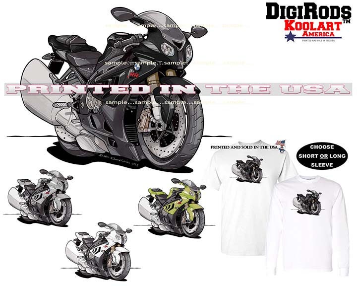 BMW S1000RR S 1000 RR Motorcyle Model Biker Graphic Digirods / Koolart ...