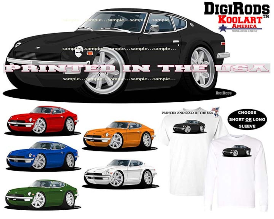 240 240Z Classic Sport Series Model Digirods / Koolart Cartoon Car ...