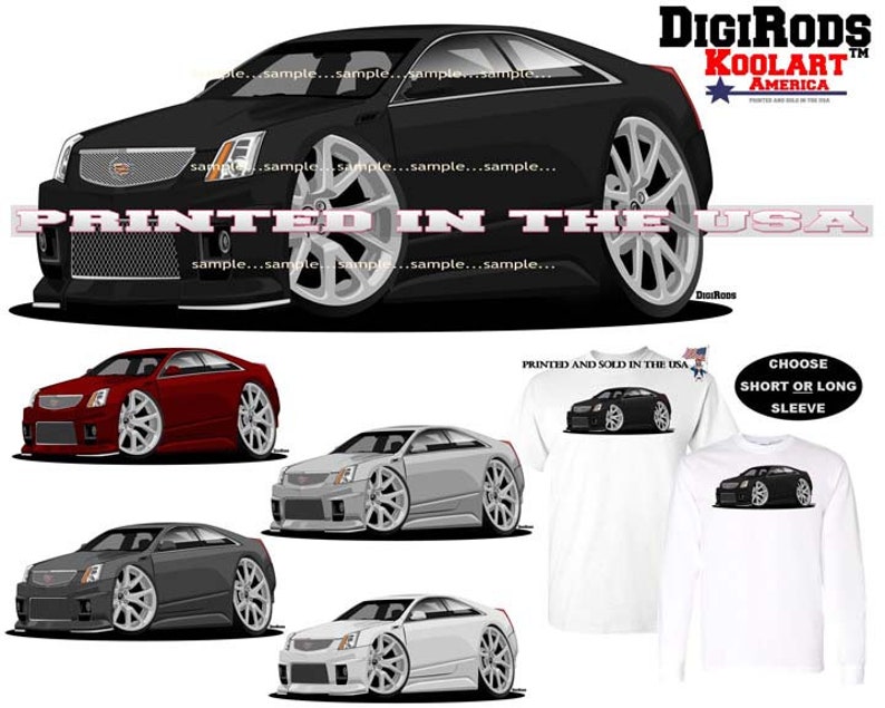 Cadillac CTS Luxury Coupe Model Digirods / Koolart Cartoon Car Short or ...