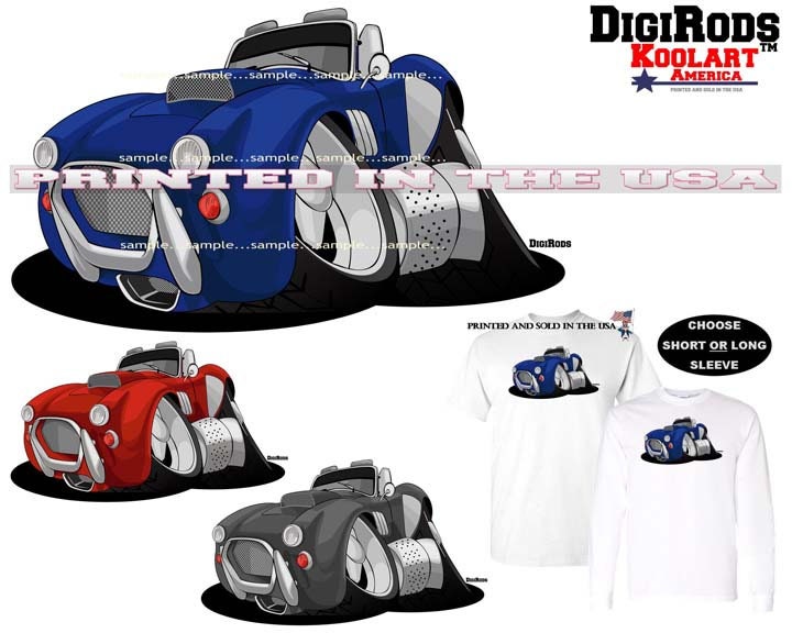 AC Cobra 427 DAX Kit Car Model Digirods / Koolart Cartoon Car Short or ...