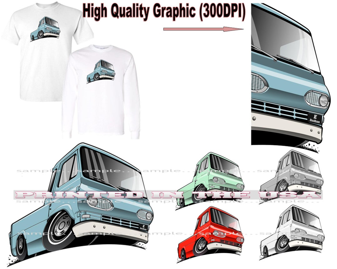 Ford Econoline E Series 1960s Classic Pickup Truck Van Model Digirods ...