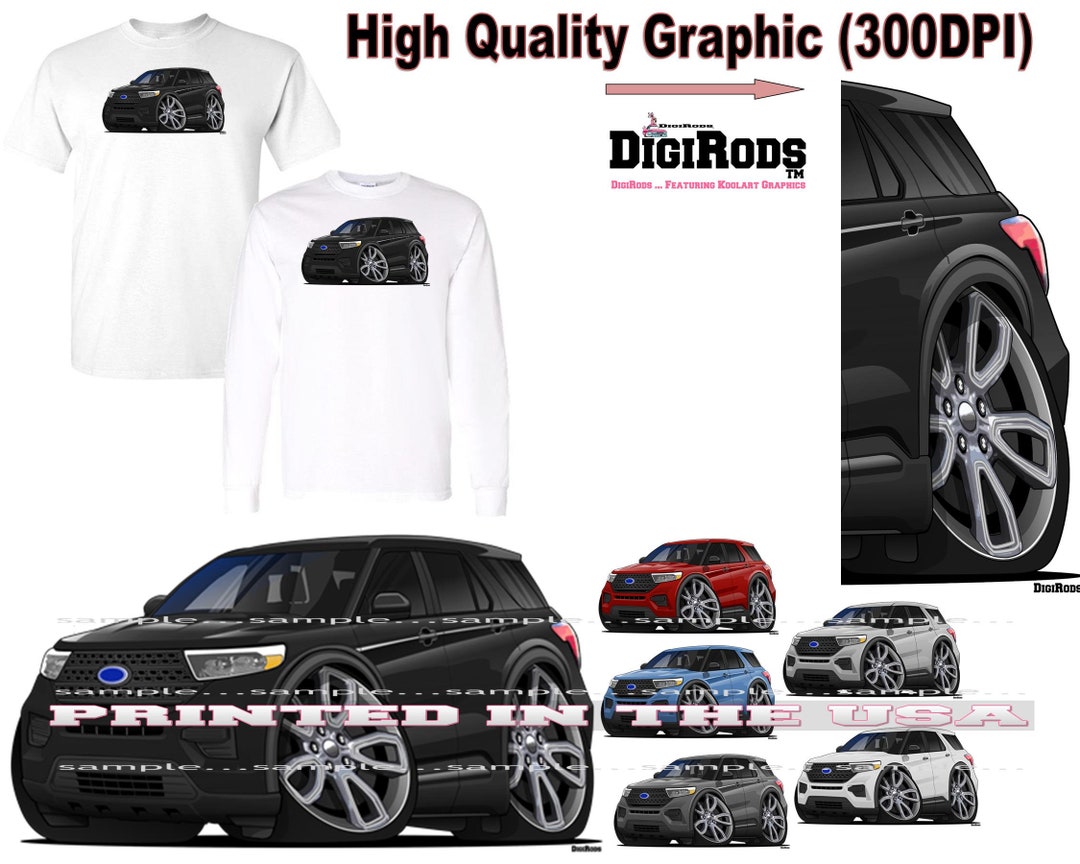 Ford Explorer SUV Truck New Model Digirods / Koolart Cartoon Car Short ...