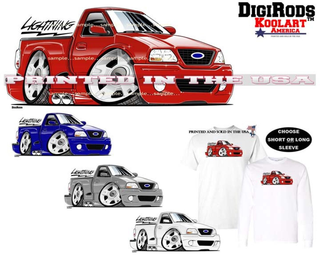 Ford SVT Classic Lightning Truck Model Digirods / Koolart Cartoon Car ...