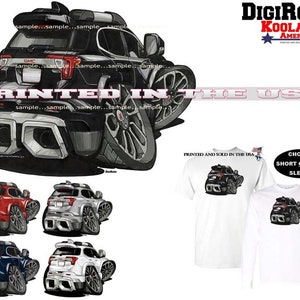 GM GMC Acadia Modern SUV Model Digirods / Koolart Cartoon Car Short or ...