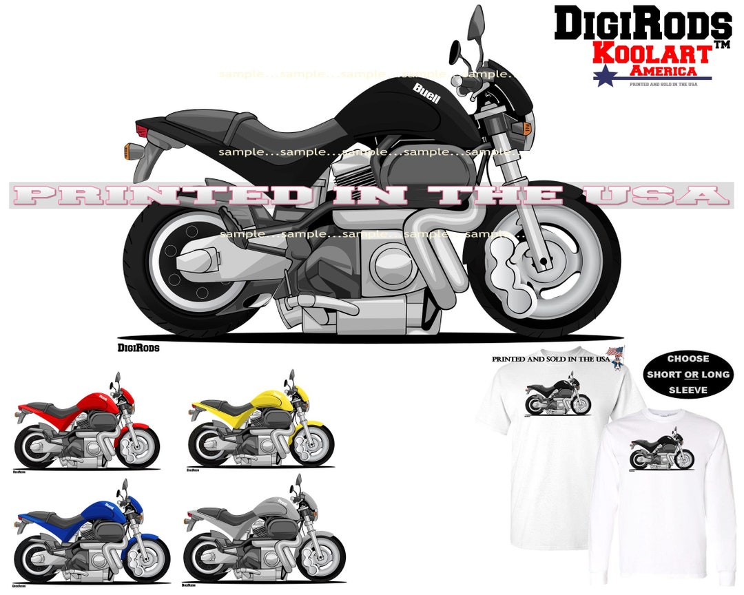Buell Cyclone Discontinued Motorcycle Model Digirods / Koolart Cartoon ...