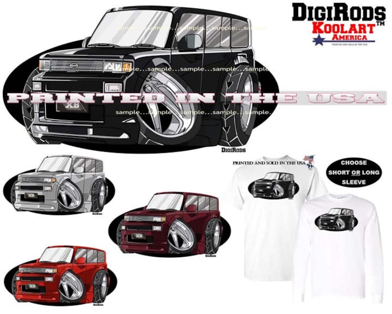 Scion XB Discontinued Model Digirods / Koolart Cartoon Car | Etsy