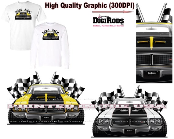 Buick GSX 1970 Vintage Muscle Car Model Digirods / Koolart | Etsy