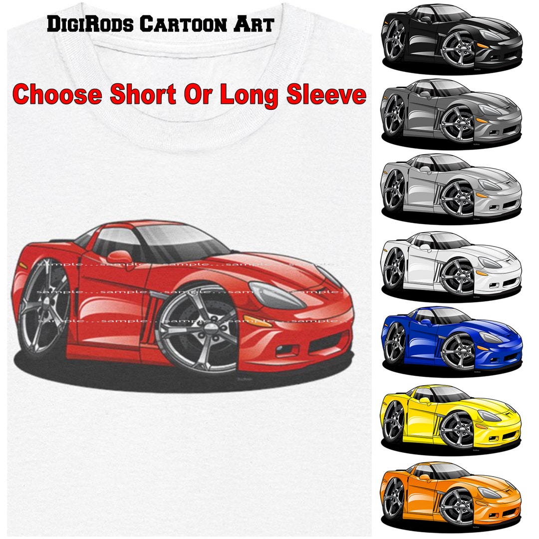 Corvette C6 Grand Sport Model Year Paint Colors Digirods Cartoon Car ...