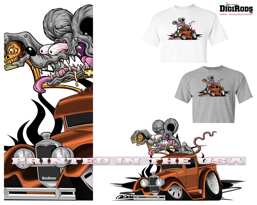 Digirods Rat Rod Racer Vintage Rust Bucket Hot Rod Pickup Truck ...