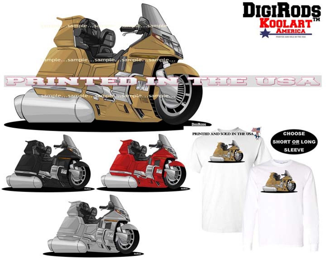 Goldwing Motorcycle Classic Model Graphic #1 Digirods / Koolart Cartoon ...