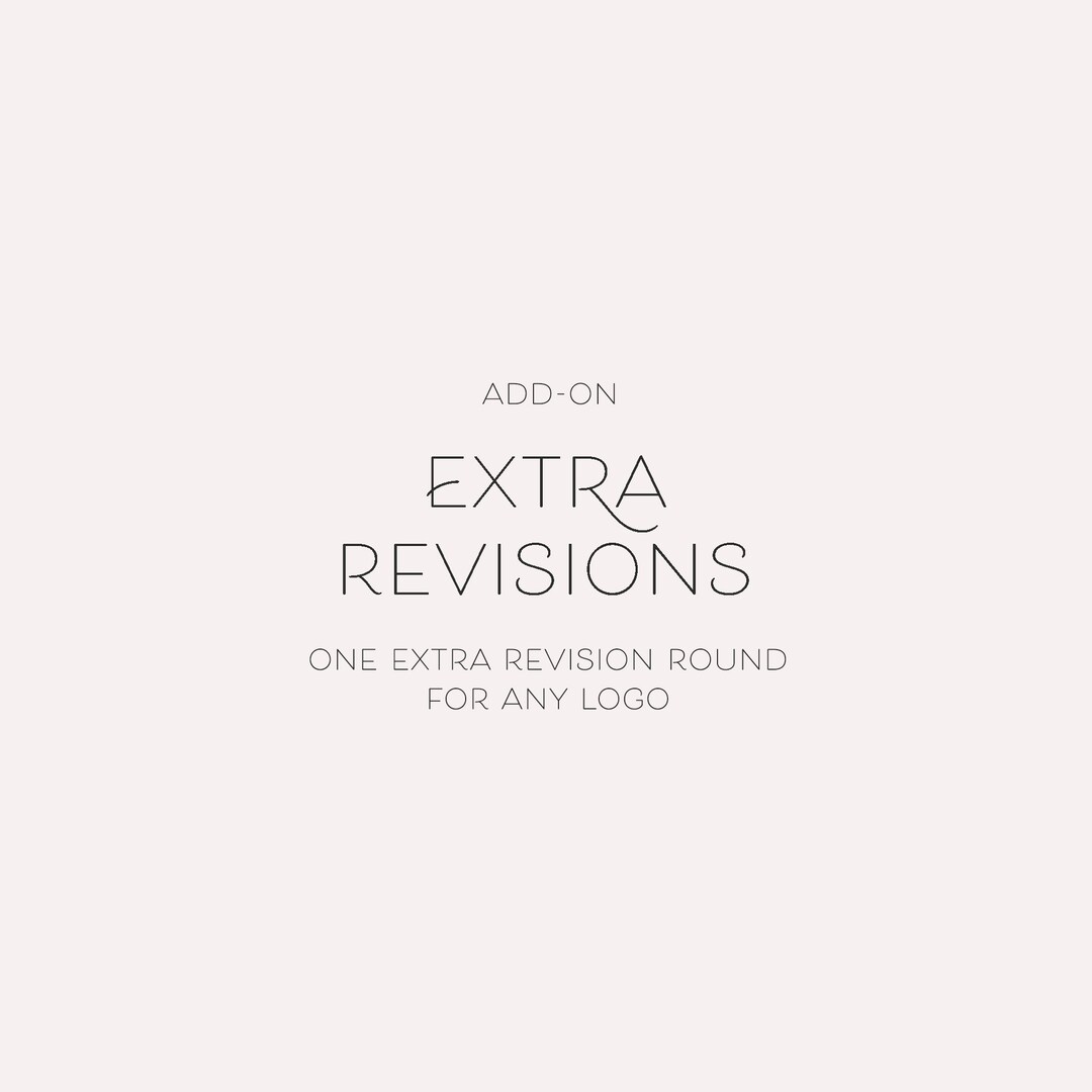 Minor Revisions | Extra Revisions Add-on | Wording Revisions ...