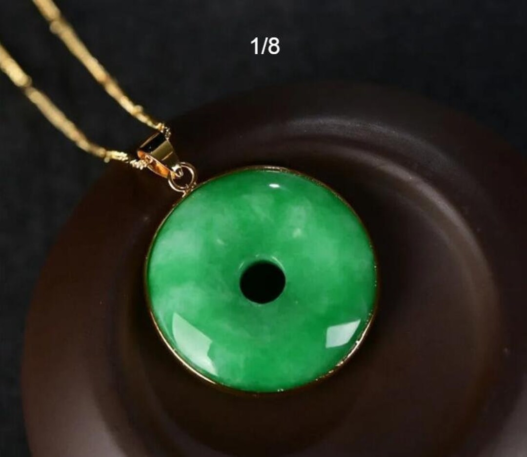 New Natural AAA Jadeite Jade Ice Green Jade 925 Silver Good - Etsy