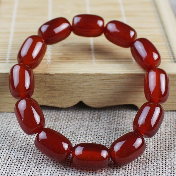 Red Jade Bracelet - Etsy